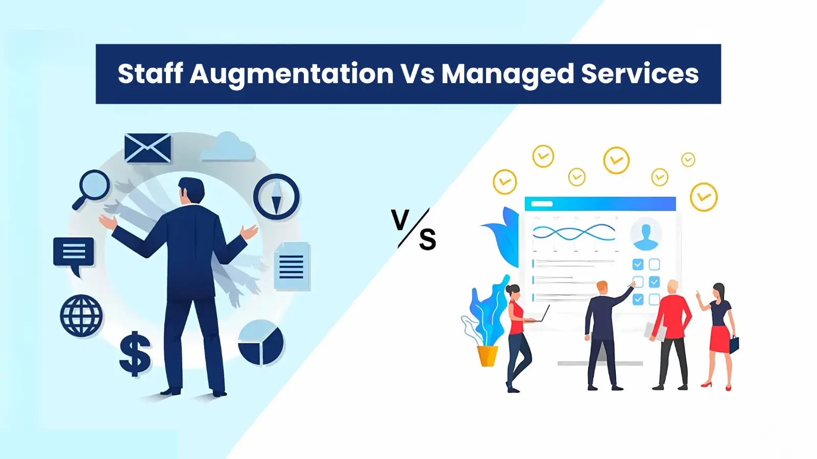 Staff augmentation vs managed services: Which is better?